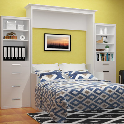 Avalon full portrait wall bed with desk store